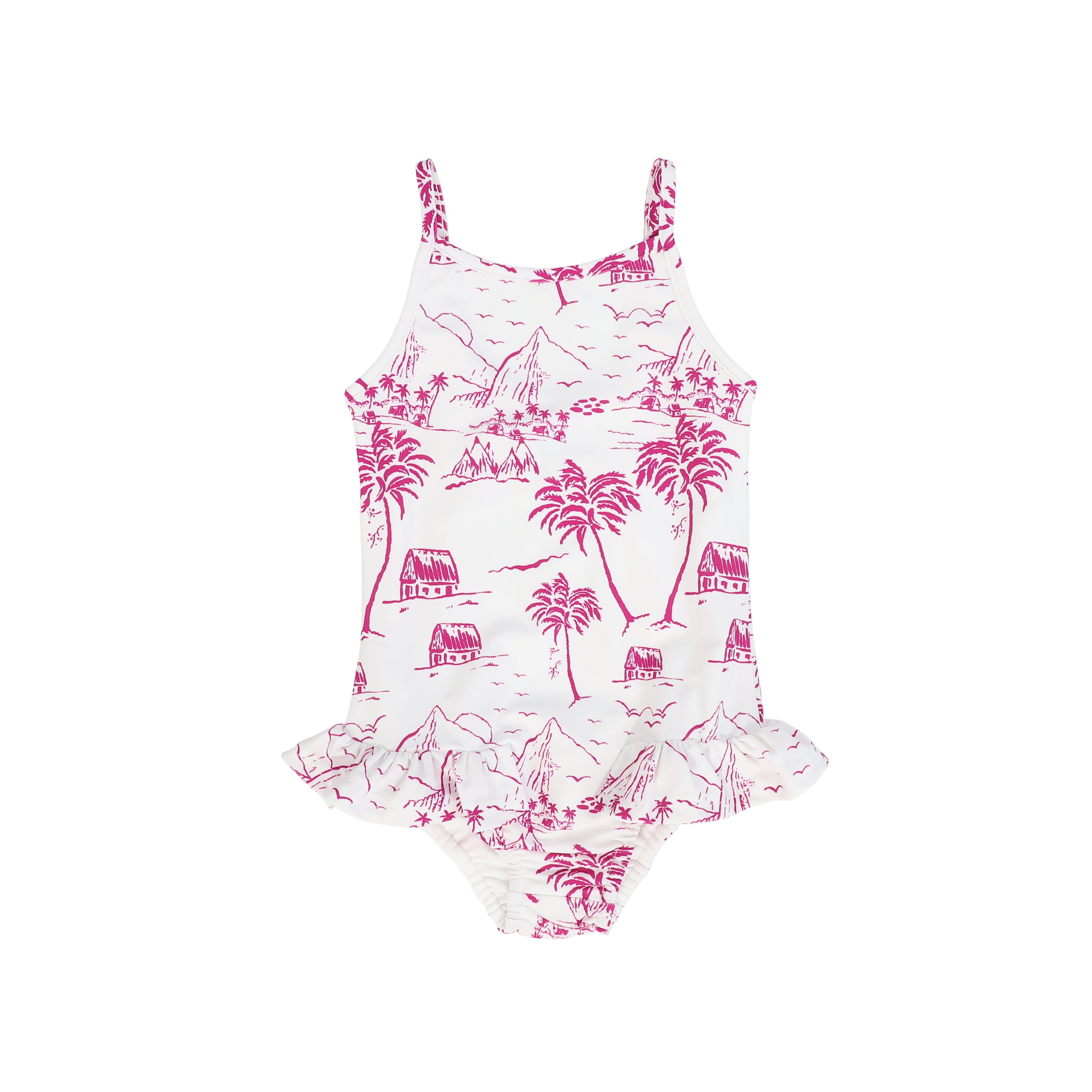 WATER CLUB FUCHSIA PINK TOILE PRINT SWIMSUIT [FINAL SALE] – Luibelle