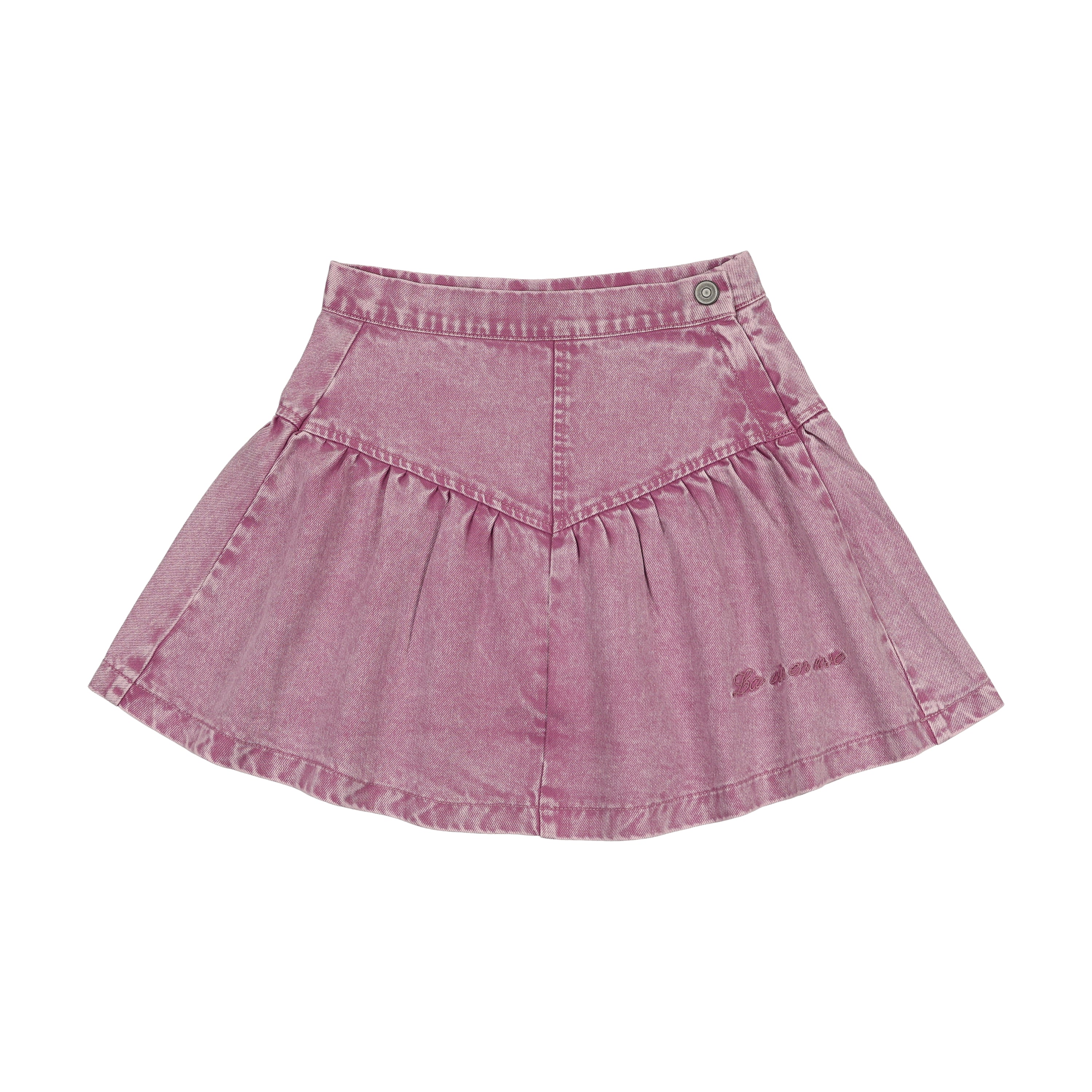 KIN & KIN MAUVE DENIM YOKE SKIRT [FINAL SALE] – Luibelle