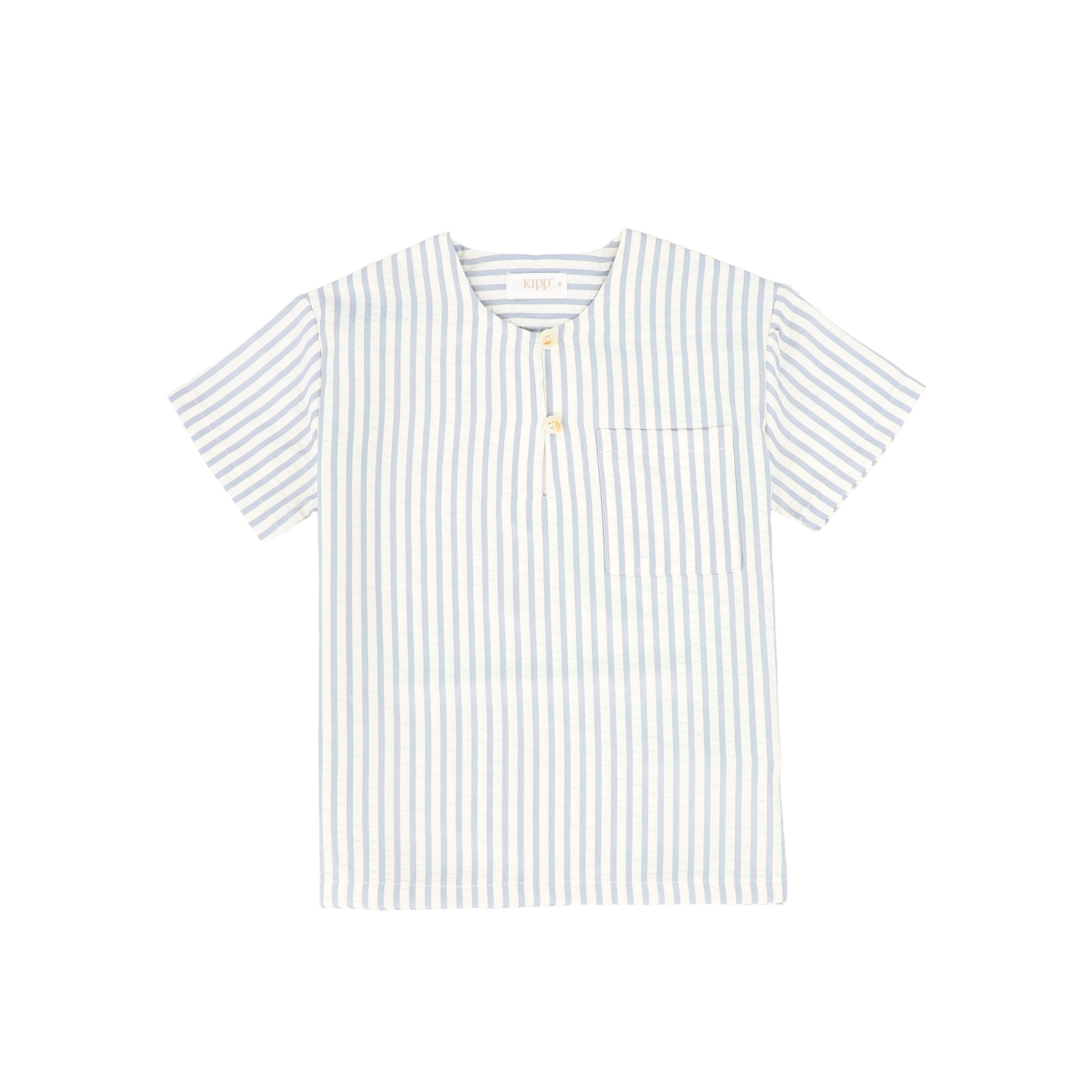 KIPP BLUE STRIPED BUTTON SHIRT – Luibelle